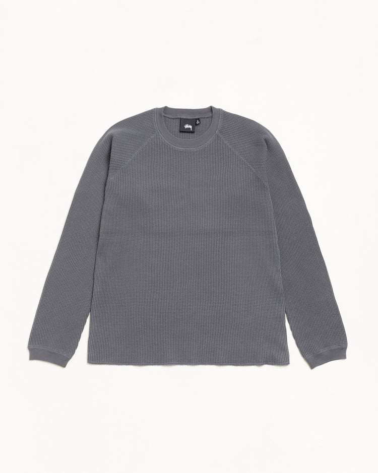 Extra Tough Raglan Thermal – Charcoal | Tops & Knits | Stüssy