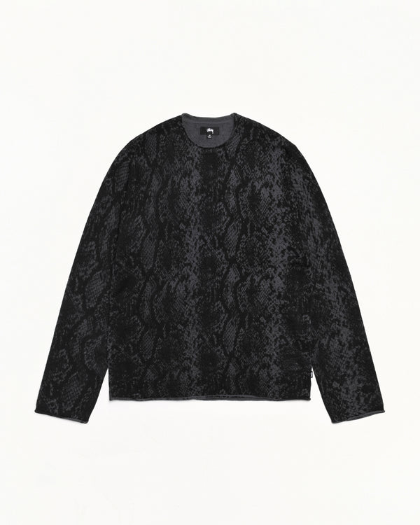 Python Fine Wool Sweater – Charcoal | Sweaters & Knits | Stüssy