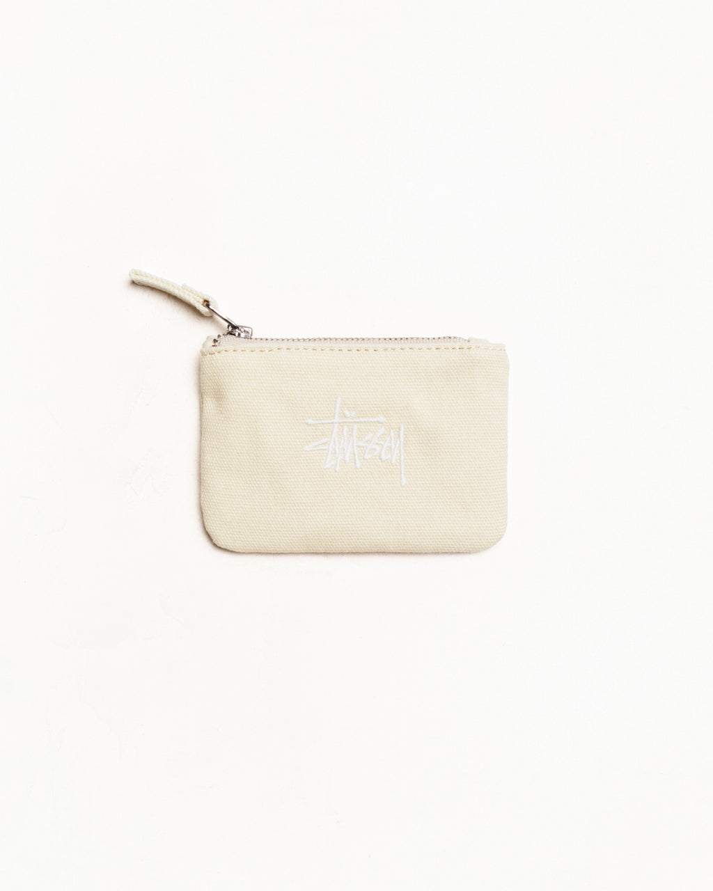 Canvas Coin Pouch in natural – Stüssy