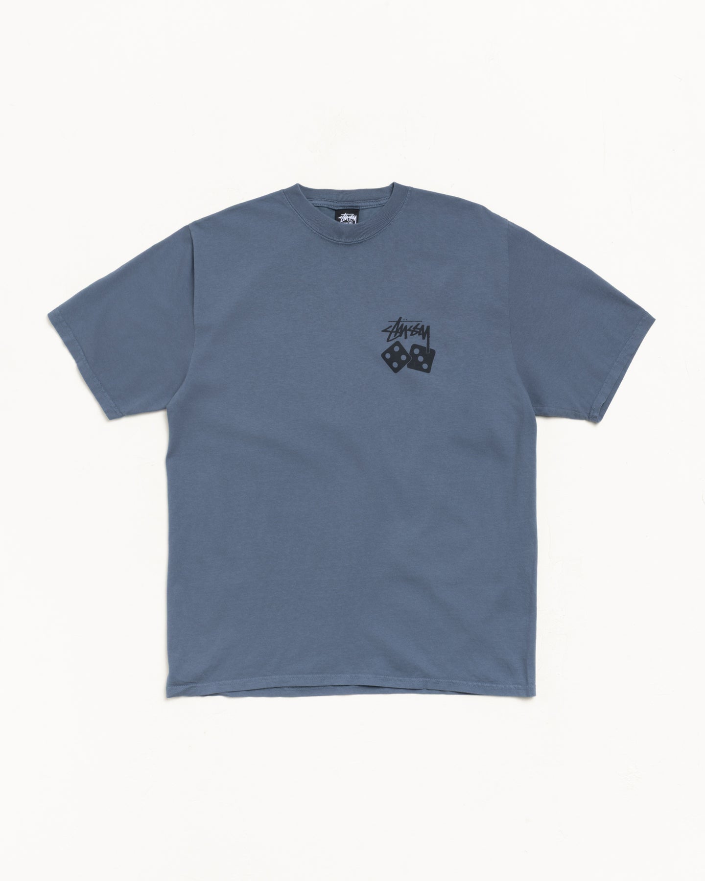 Dice Tee Pigment Dyed – Navy | Tees | Official Stüssy