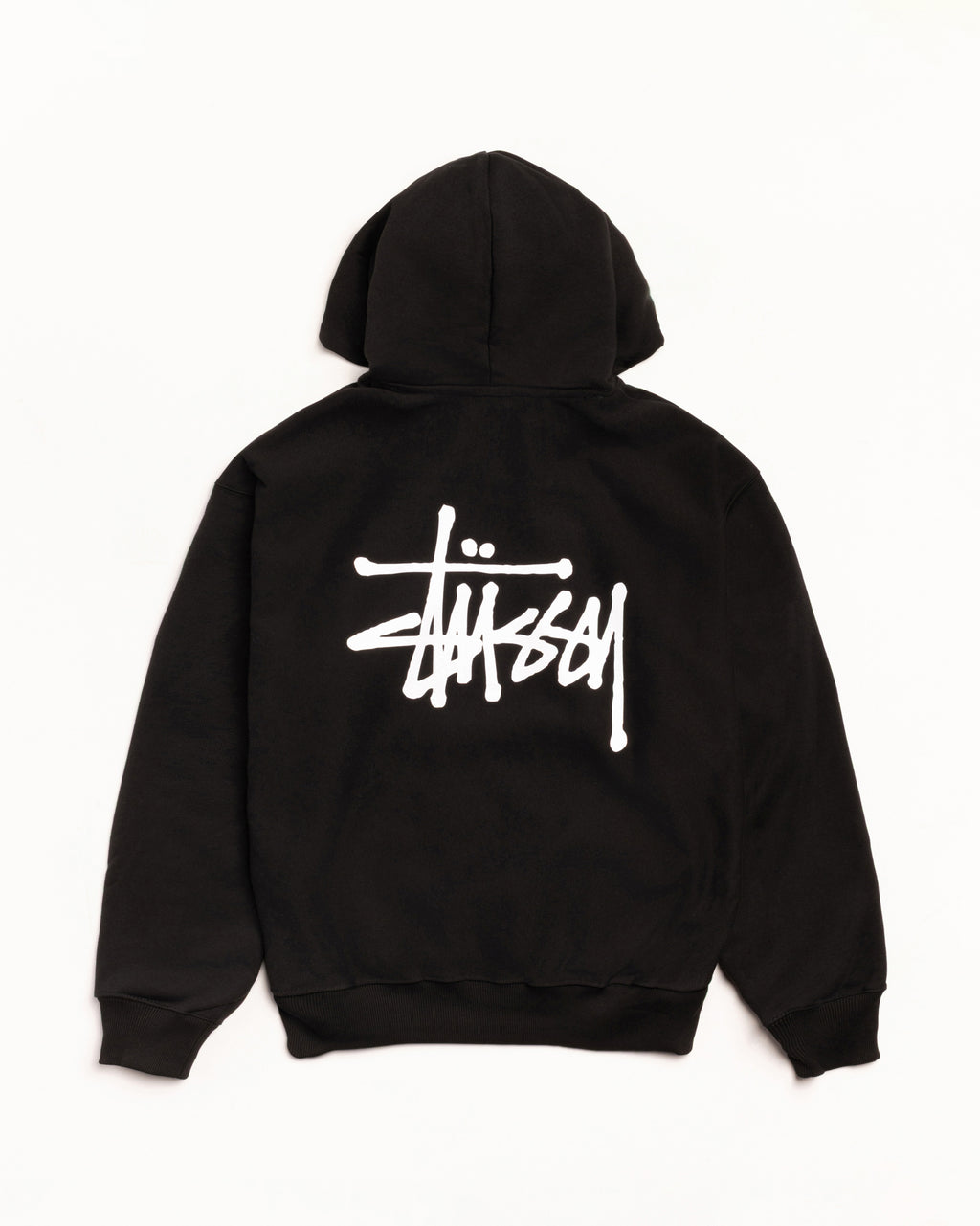 Basic Stüssy Zip Hoodie Black Sweats Stüssy