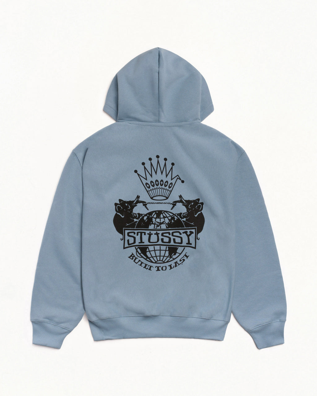 Built To Last Zip Hoodie – Slate | Sweats | Stüssy